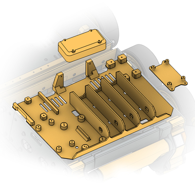 - 2X2 Electronics Tray STL Files | Spyker Workshop